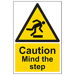 Watch Your Step Signs