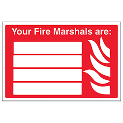 Fire Marshal Signs | Safety Signs 4 Less
