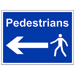 Pedestrian Safety Signs | Safety Signs 4 Less