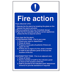 Fire Action Notices | Fire Action Signs | Fire Safety Signs ...
