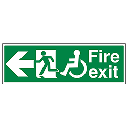 Disabled Fire Safety Signs | Safety Signs 4 Less