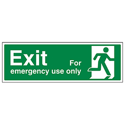 Evacuation Signs | Safety Signs | SafetySigns4Less