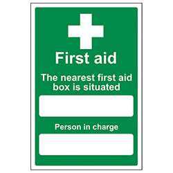 First Aid Box Signs | Safety Signs 4 Less