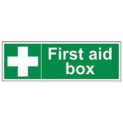 First Aid Box Signs | Safety Signs 4 Less