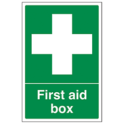 First Aid Box Signs | Safety Signs 4 Less